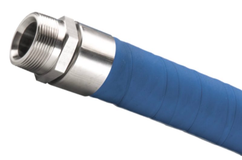 Rubber Cover Teflon FEP Hose - Cut and Couple