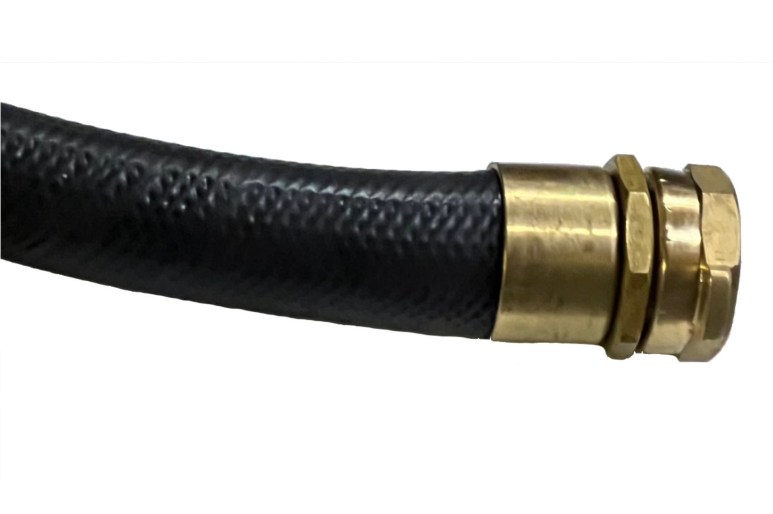 Mil-Spec Black EPDM Booster Hose - Cut and Couple